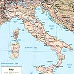 Free maps of Italy
